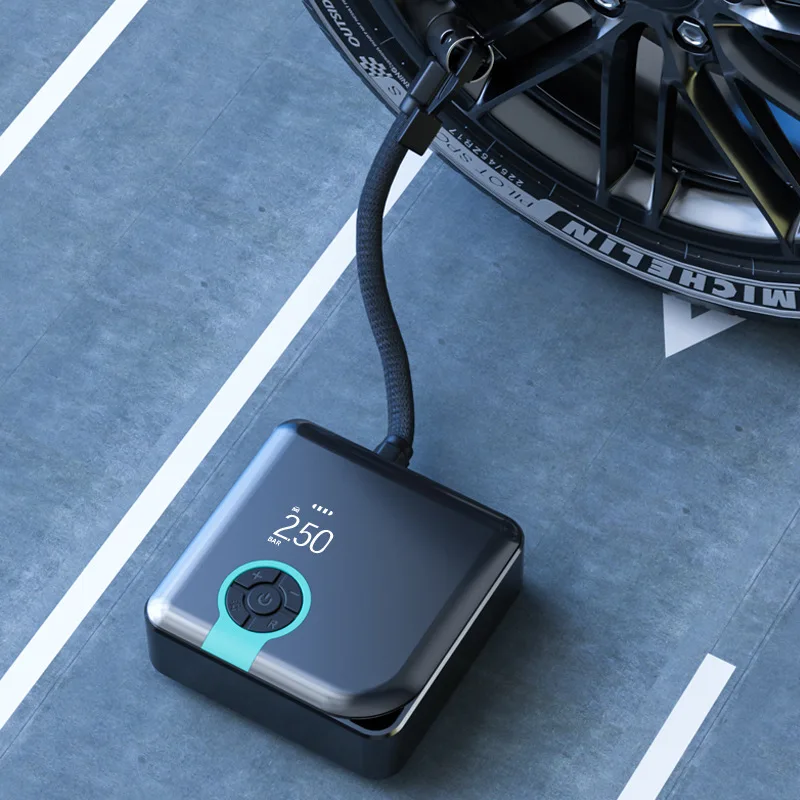 Мини-велосипедный воздушный насос 100psi, алюминиевый кубический ...