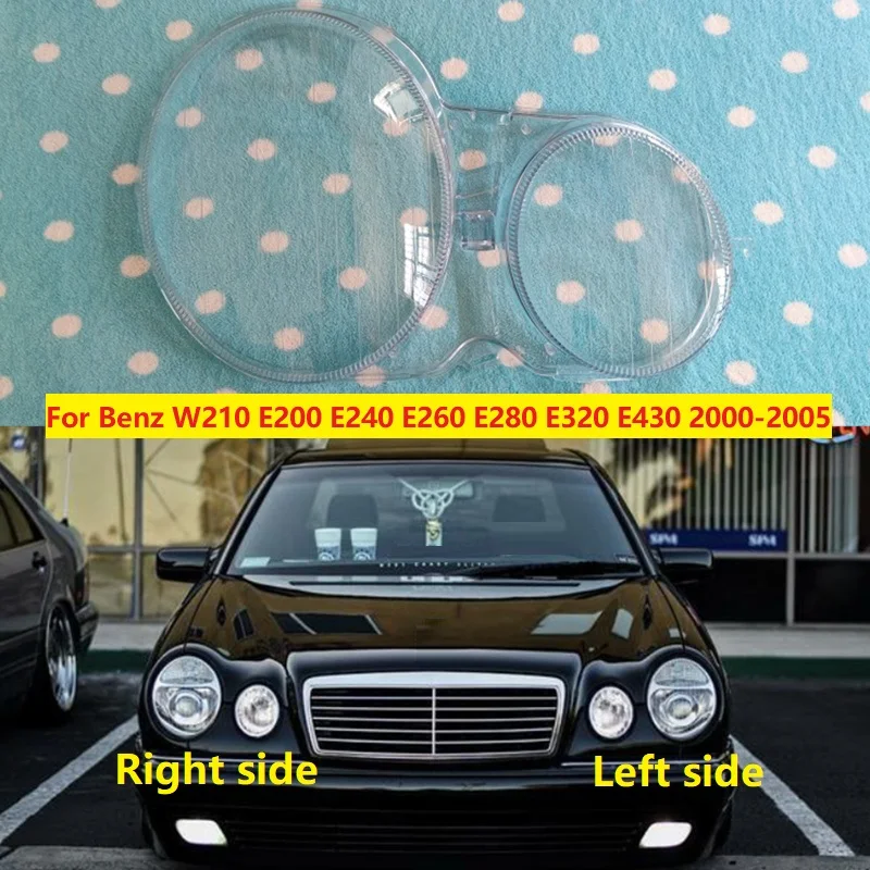Стеклянная линза налобный бампер для Benz W210 2000 2001 2002 2003 2004 ...