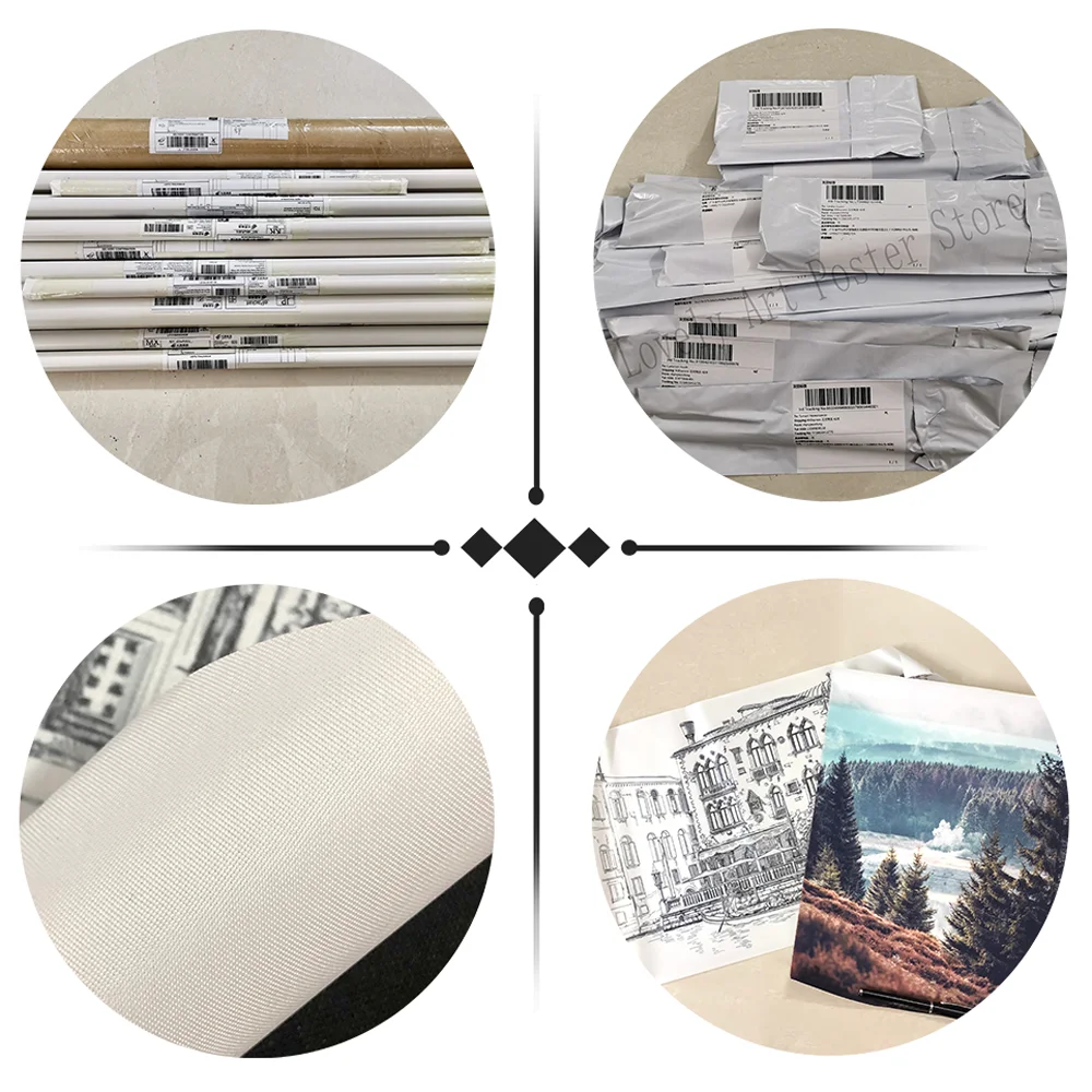 Художественный постер Linbao "Канальный торговый корабль" | AliExpress