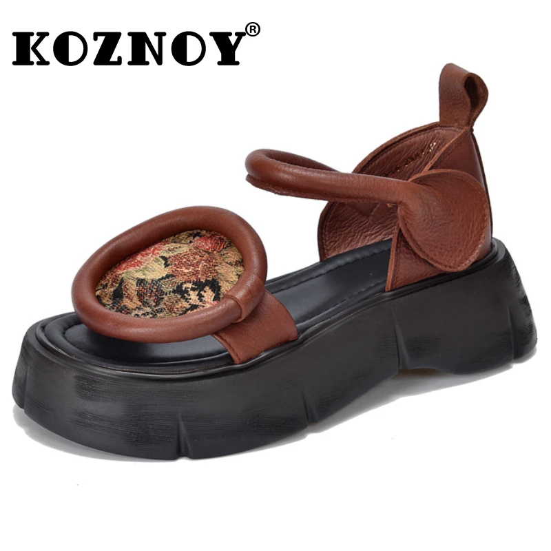 Женские мокасины из натуральной кожи, на платформе, 5 см | AliExpress