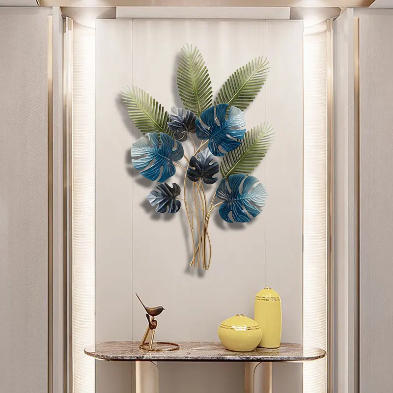 Металлическая настенная декоративная композиция "Растения ...