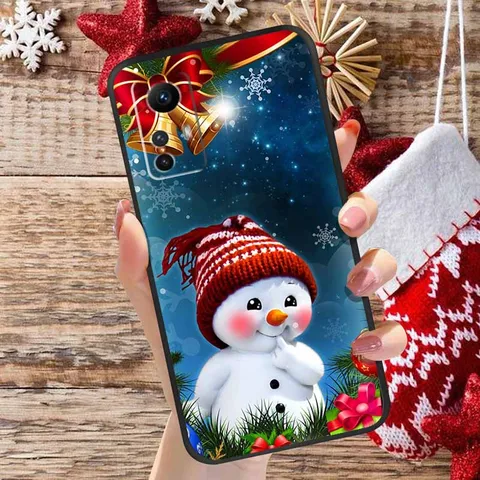 Чехол новогодний xiaomi redmi note 12s - купить недорого | AliExpress