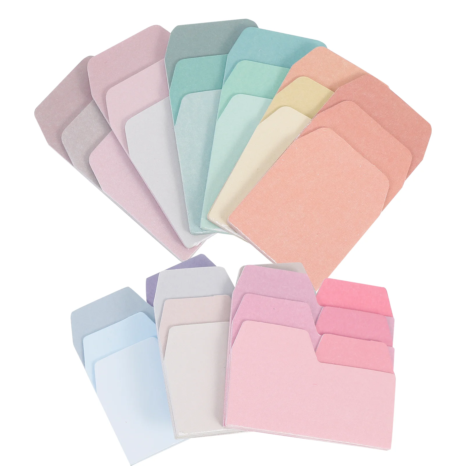 6 Pcs Paper Stickers Colored Labels The Office Kraft Tags Tabs Binders ...