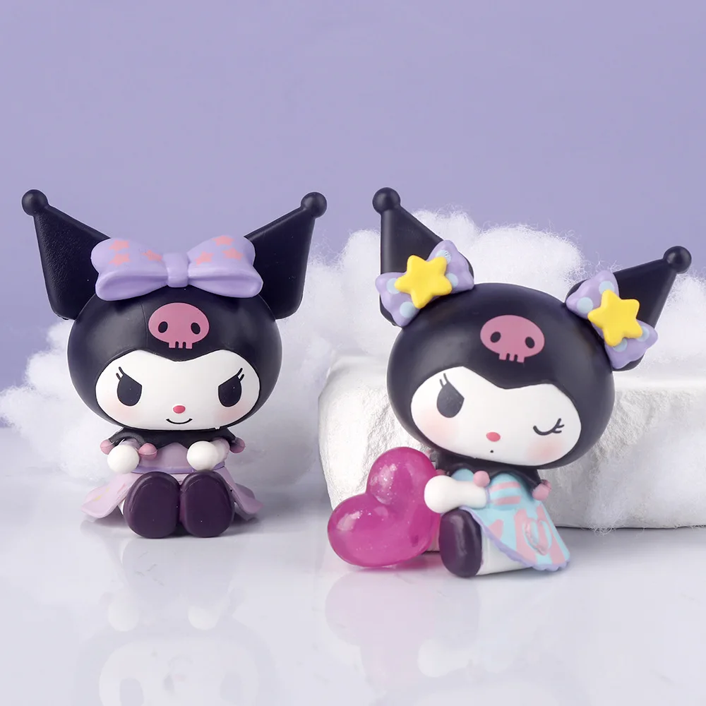 6 шт./набор Sanrio любовь конфеты Аниме фигурки кавайная кукла Мелодия ...