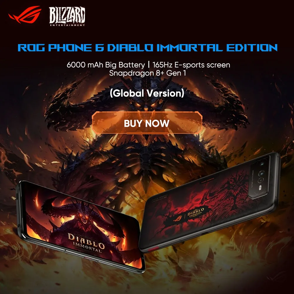 Asus ROG Phone 6 Diablo Immortal Edition - Full phone specifications