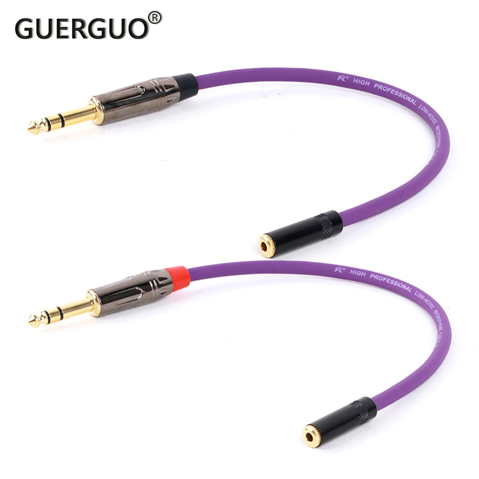 Переходник для наушников с 0,3-15 м, 6,35 мм на 3,5 мм | AliExpress