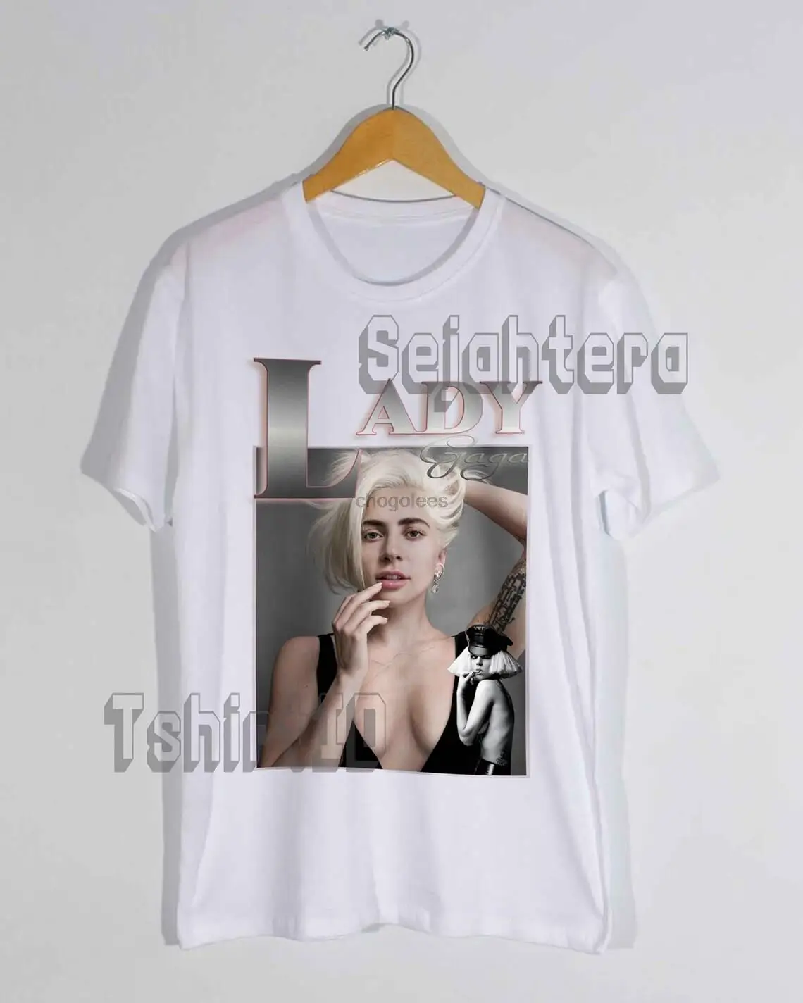 Рубашка Леди Гага Stefani Joanne Angelina Germanotta рубашка Леди Гага ...