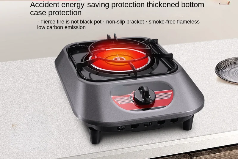 Infrared Single Burner Stove Desktop Household Liquefied Gas Natural ...