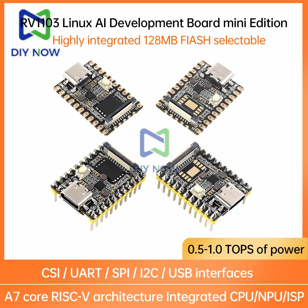 Макетная плата Luckfox Pico Mini RV1103 Micro Linux с искусственным ...