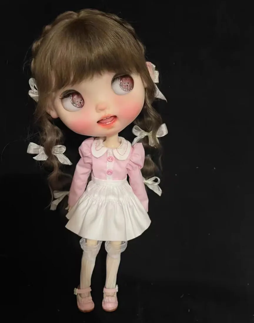 Розовая рубашка и юбка для куклы Dalok Hakid 1/6 | AliExpress