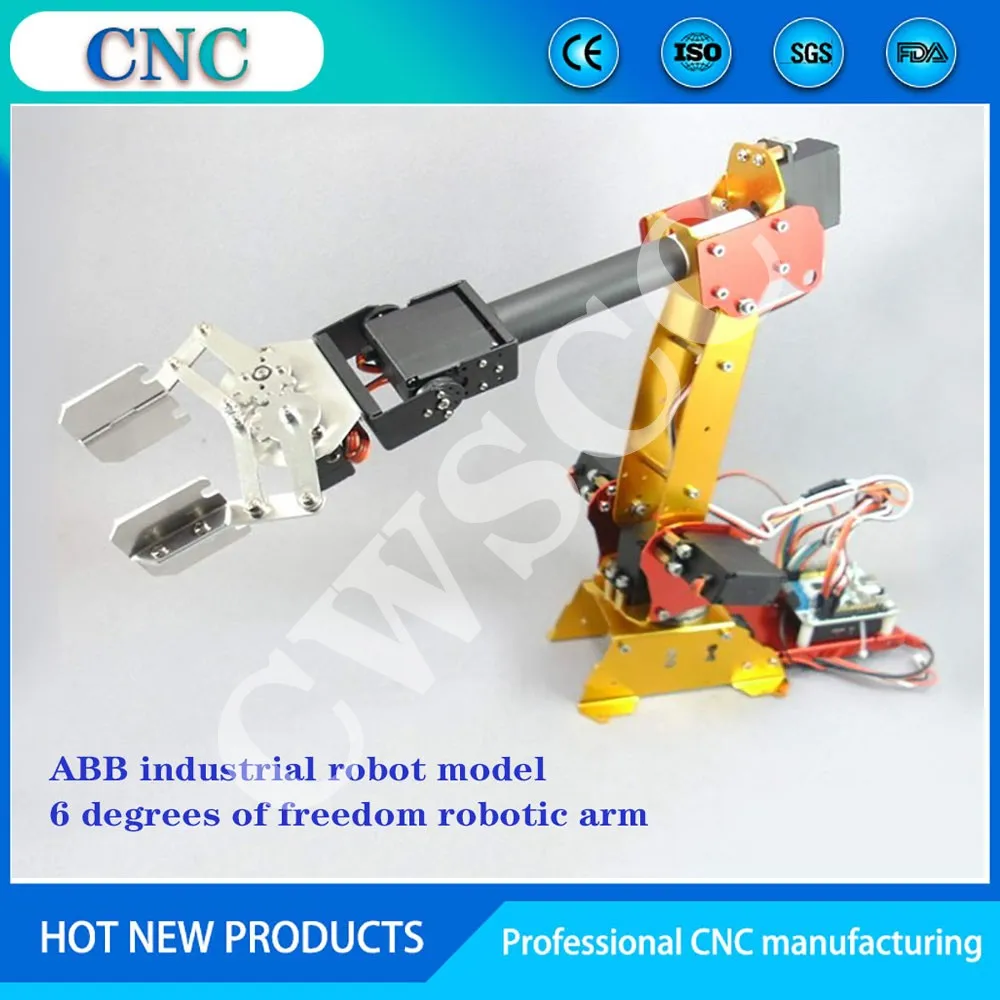 Купить Metal ABB industrial robot model 6-DOF manipulator six-axis CNC ...