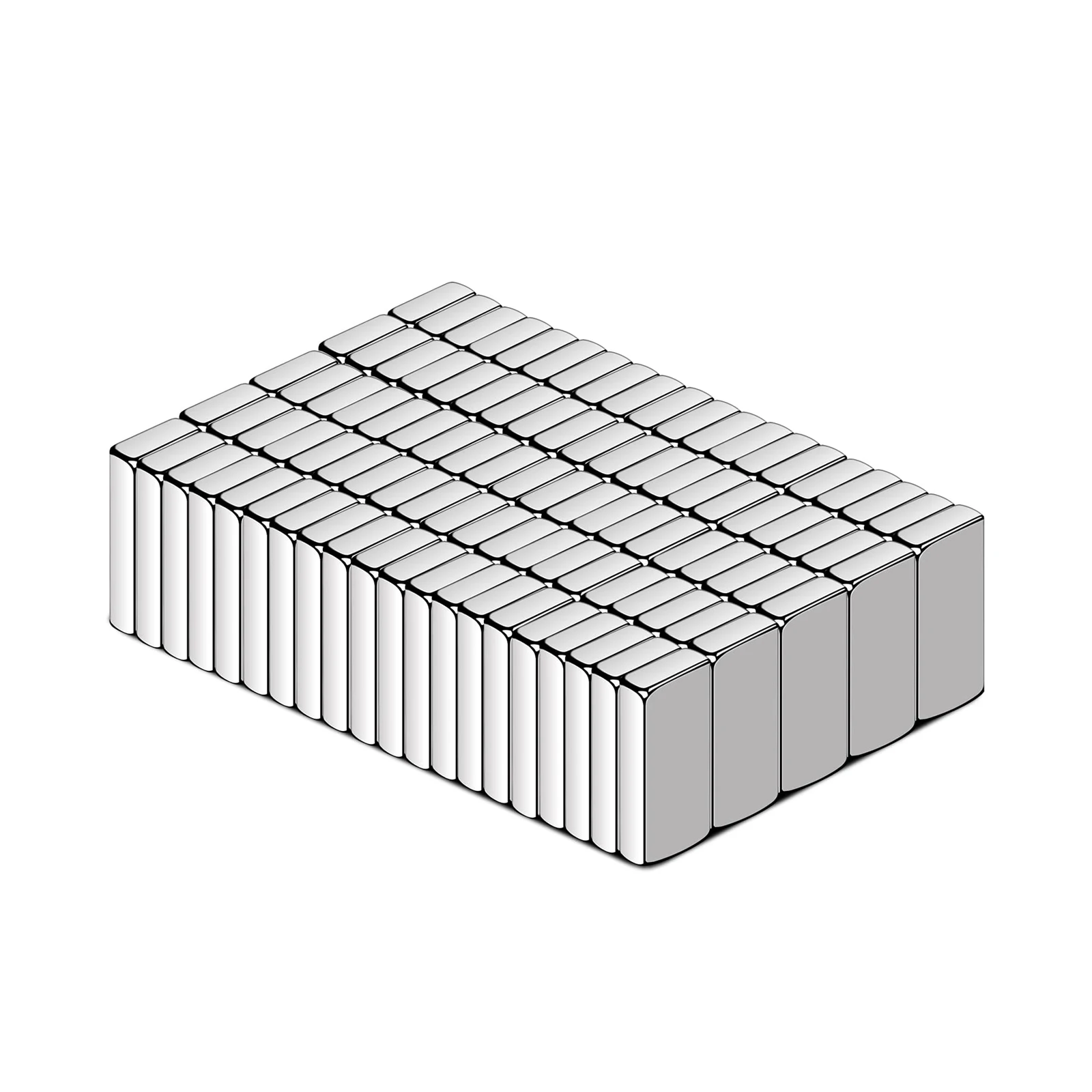 Прямоугольные магниты N38 10x5x1/2/3 мм | AliExpress