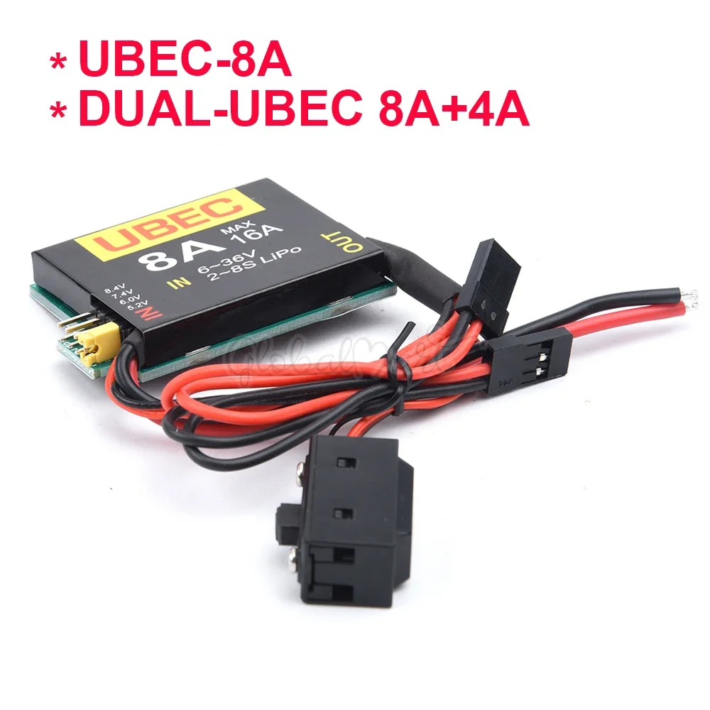 Readytosky 2S-6S 6-36V UBEC 8A BEC & DUAL UBEC 8A+4A Servo Separate ...