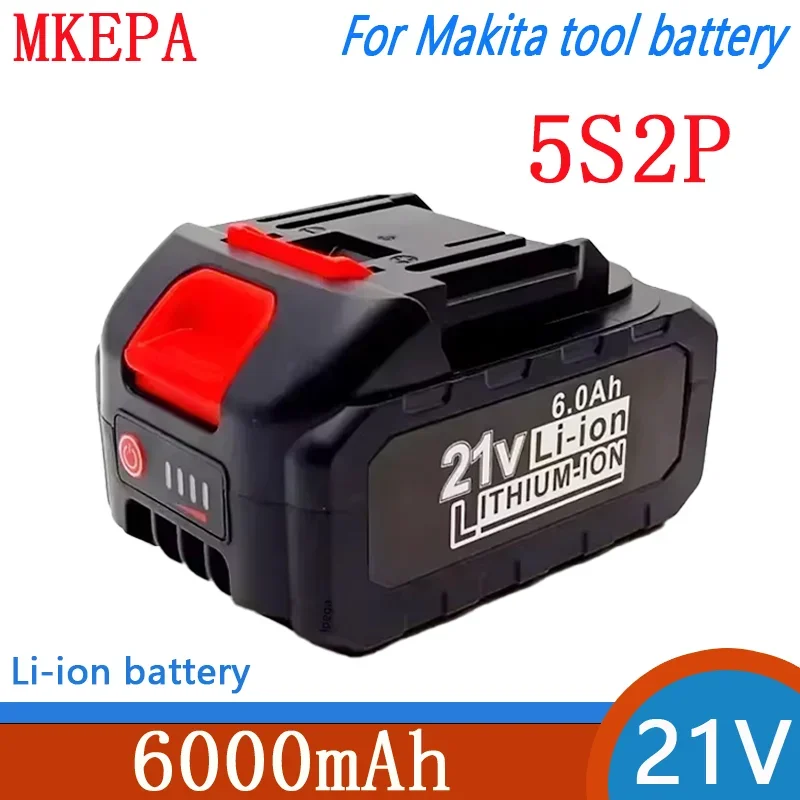 Литий-ионная батарея KEPAH 21V 6000mAh для инструментов Makita | AliExpress