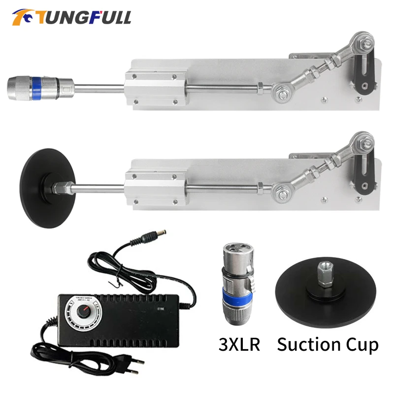 Регулируемый телескопический линейный привод 3XLR DC 12V 24V | AliExpress
