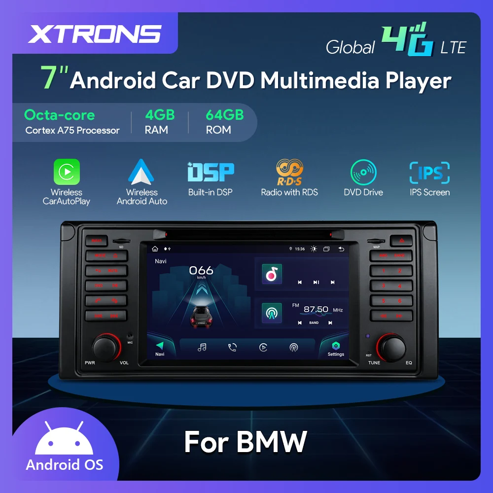 XTRONS Android 10,0 PX5 Восьмиядерный автомобильный Радио dvd-плеер GPS ...