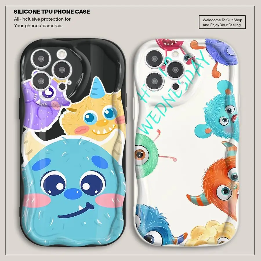 Cute Disney Monsters Inc Phone Case for Apple iPhone XR 14 Plus SE 8 7 ...