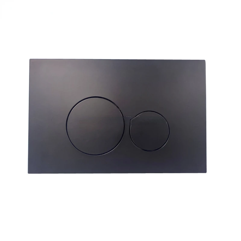 Concealed Cistern Flush Plate In Matte Black Color for Toilet Hidden In ...