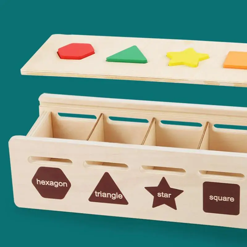 Babies Shape Sorter Toy Montessori Educational Toy Sensory Colorful ...