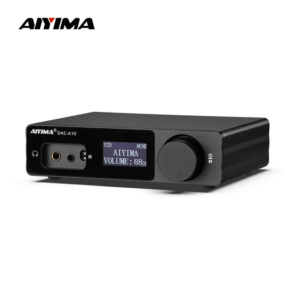 AIYIMA DAC-A10 Mini Stereo Audio Decoder Headphone Amplifier 16-600Ω ...