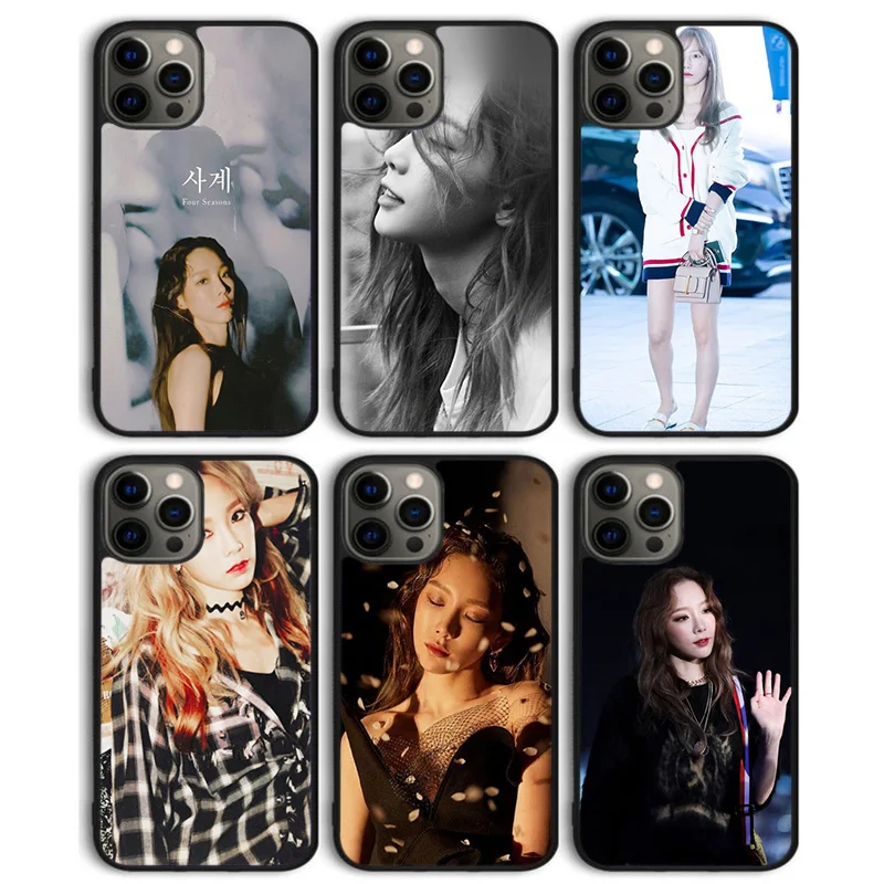 Snsd Girls' Generation Taeyeon Phone Case Back Cover for iPhone 16 15 ...