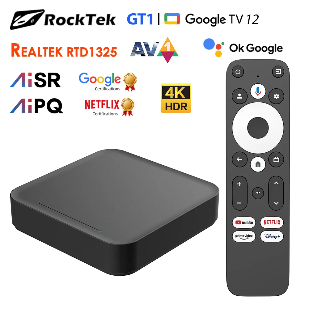 RockTek GT1 UHD TV Box | AliExpress