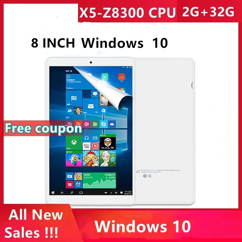 Мини-планшет 8-дюймовый с поддержкой Wi-Fi и Micro USB, 2 + 32 ГБ ...