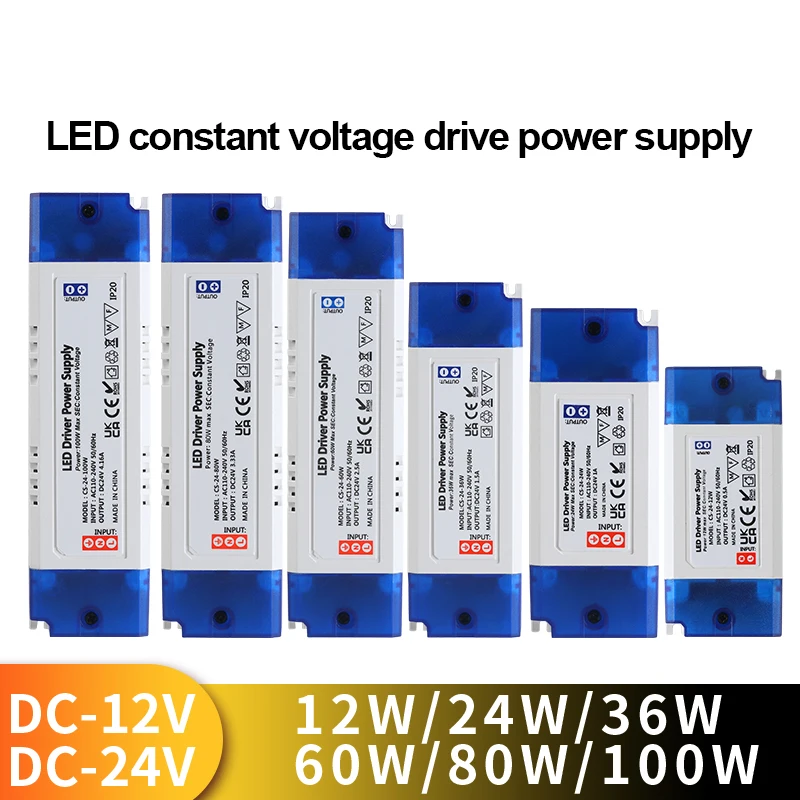 NIUGUY Трансформатор освещения 12-100Вт AC-DC 12/24В | AliExpress