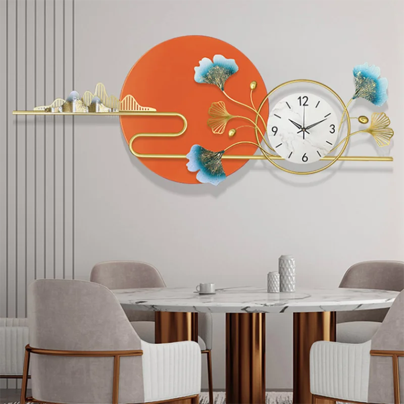 Luxury Large Wall Clock Modern Design Mechanism Nixie Electronic Clock ...