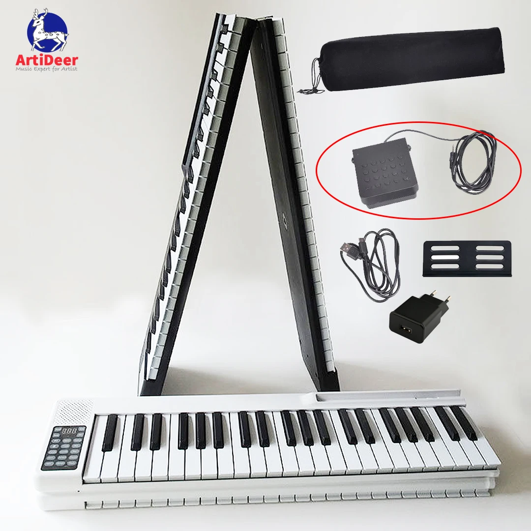 Портативный цифровой синтезатор для музыки, 88 клавиш | AliExpress