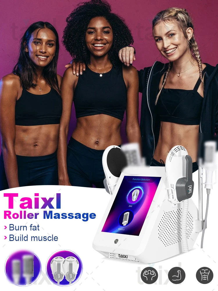 EMS 360-градусный лифтинг для лица, потеря веса, снижение жира, внутренний шариковый ролик ...