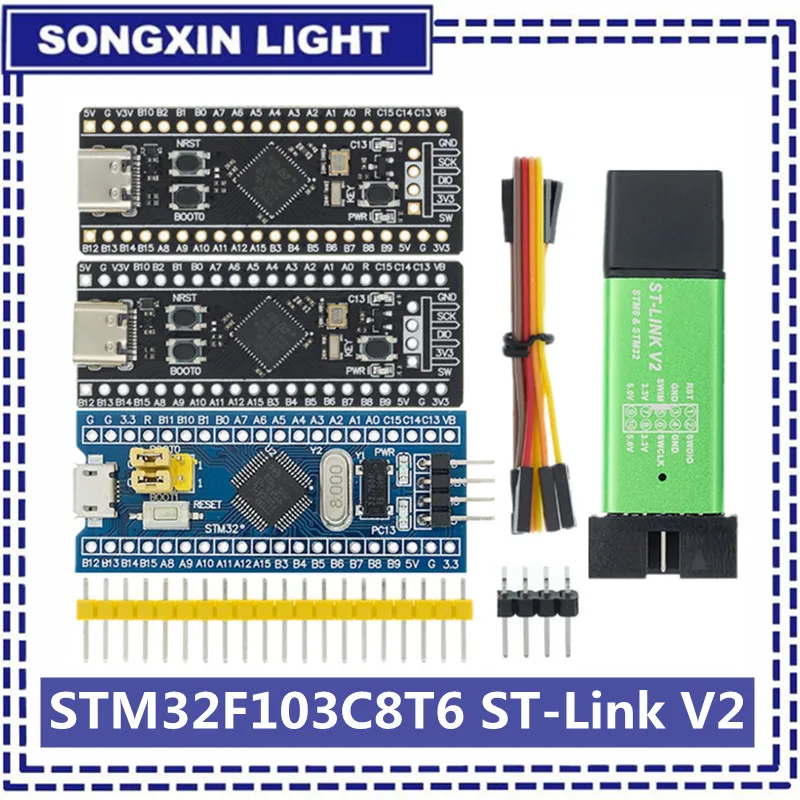 Программатор ST LINK STM32F103C8T6 ST-Link V2 Mini STM8 STM32 | AliExpress