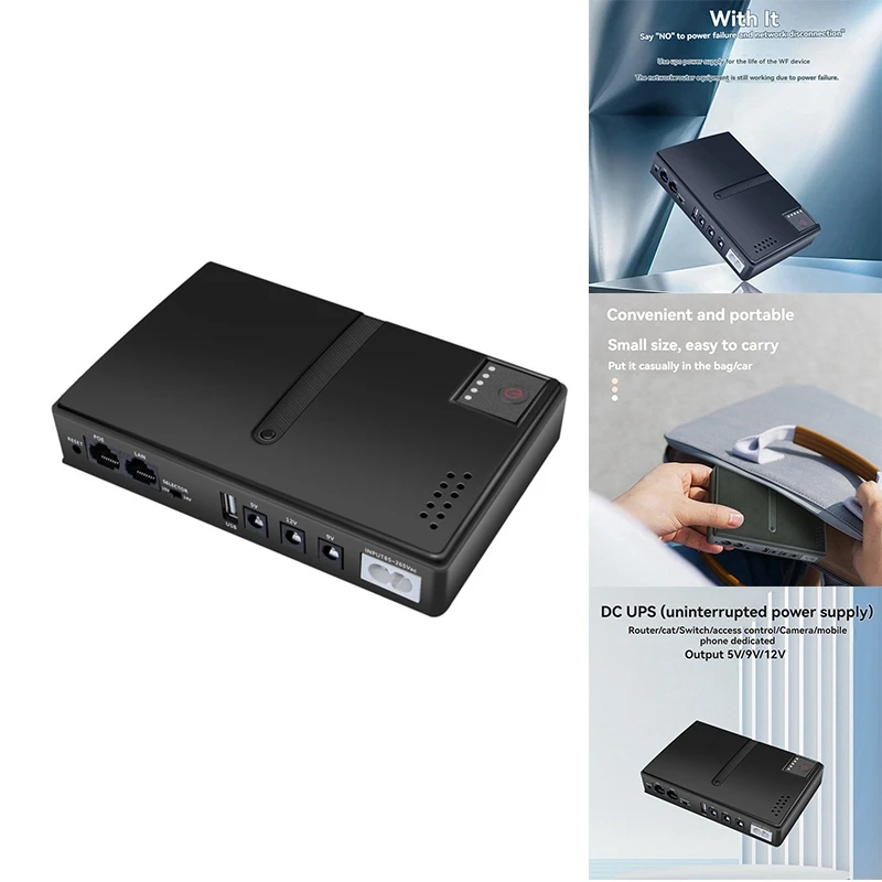 ИБП постоянного тока Источник бесперебойного питания Mini UPS 5V9V12V ...