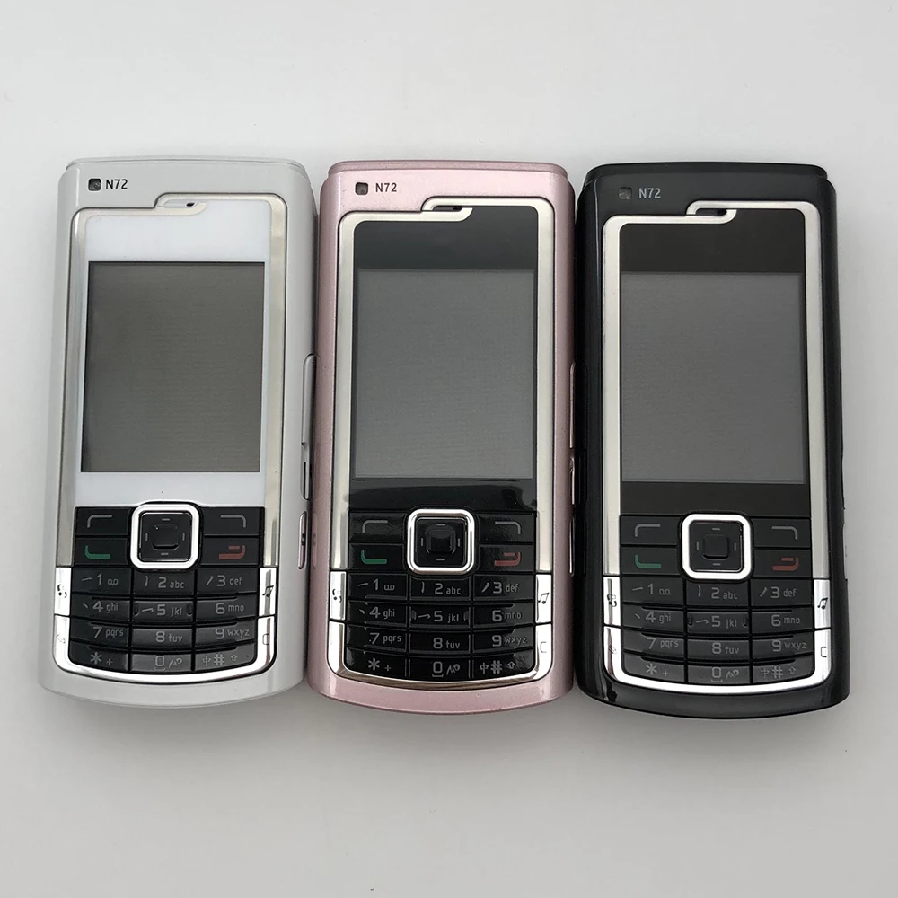 Оригинальный мобильный телефон N72 GSM 2G, русская ивритская арабская ...