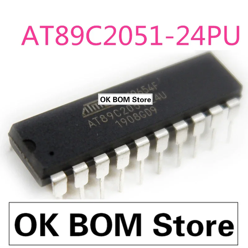 AT89C2051-24PU AT89C2051-24PI Однокристальный оригинальный | AliExpress