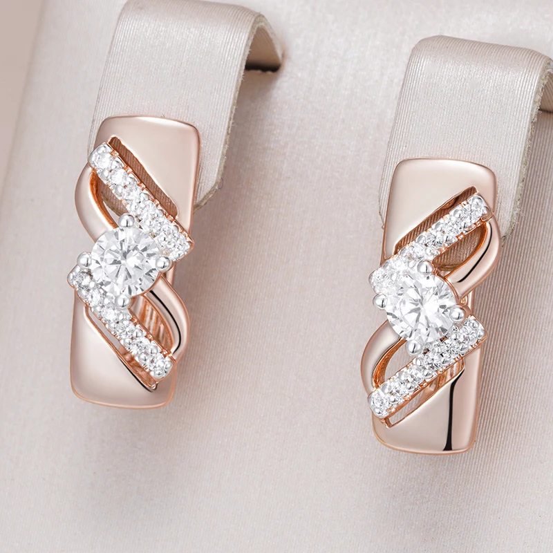 Серьги-капли Kinel Hot Design с натуральным цирконом | AliExpress