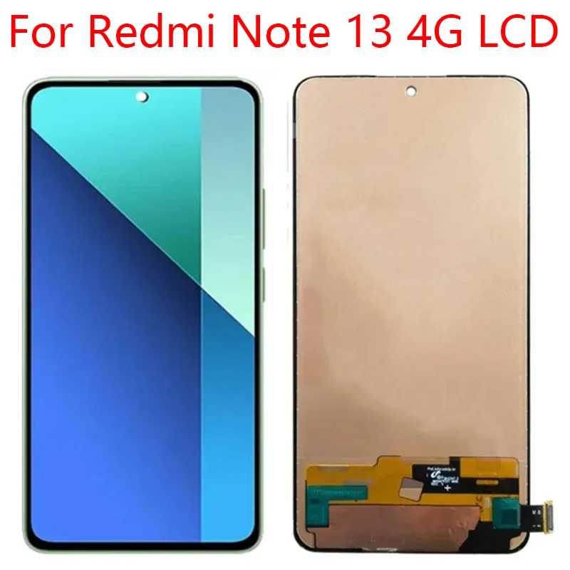 ЖК-дисплей AMOLED для Xiaomi Redmi Note 13 4G 23129RAA4G 23124RA7EO ...