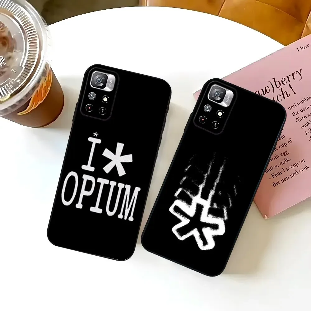 O-Opium Label Playboi Carti Phone Case For Samsung S25,S24,S23,S22,S21 ...