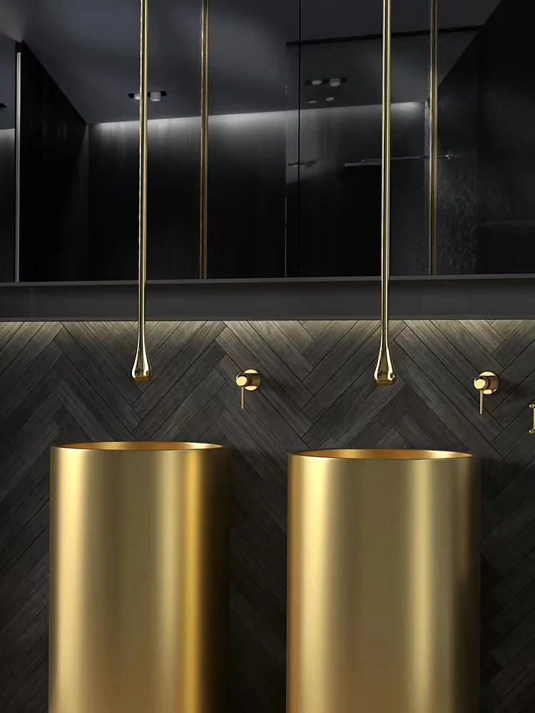 Small Ceiling Water Drop Taps Bathroom Bathtub Hang Ceiling Faucet ...