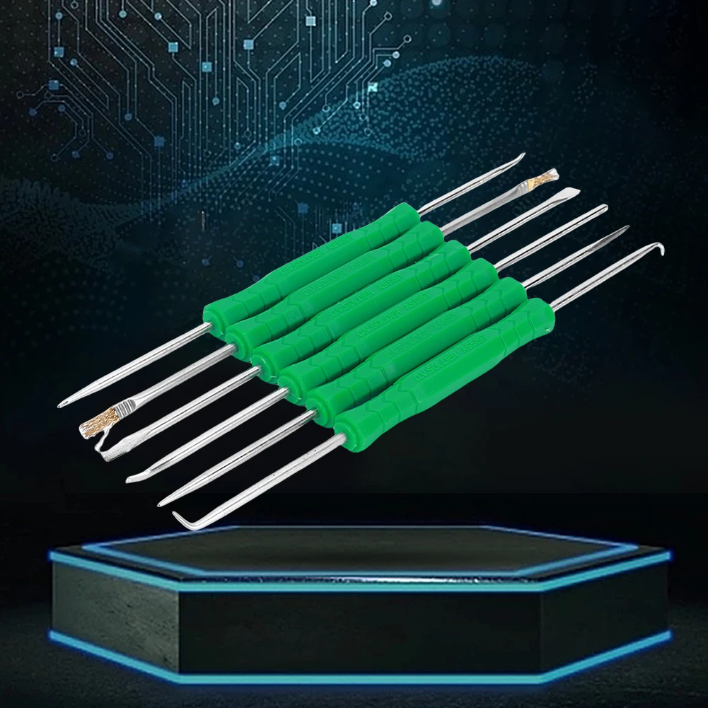 6 Pcs/Set Double Sided Soldering Assist Aid Repair Tool Desoldering Aid ...