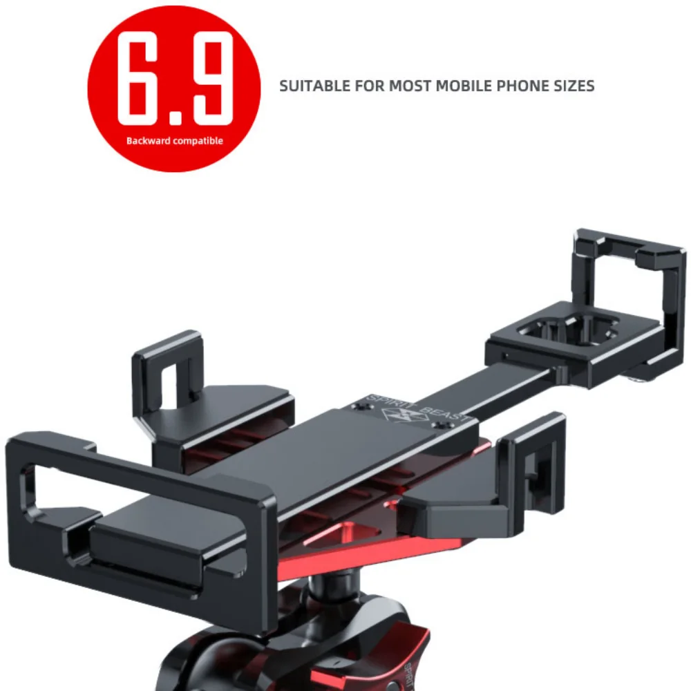 SPIRIT BEAST Motorcycle Phone Holder Bracket Frame Carrier Steady ...