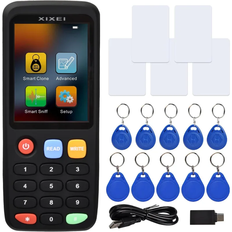 X7 Smart Chip Reader RFID Copier Duplicator 125KHz 13.56Mhz IC ID ...