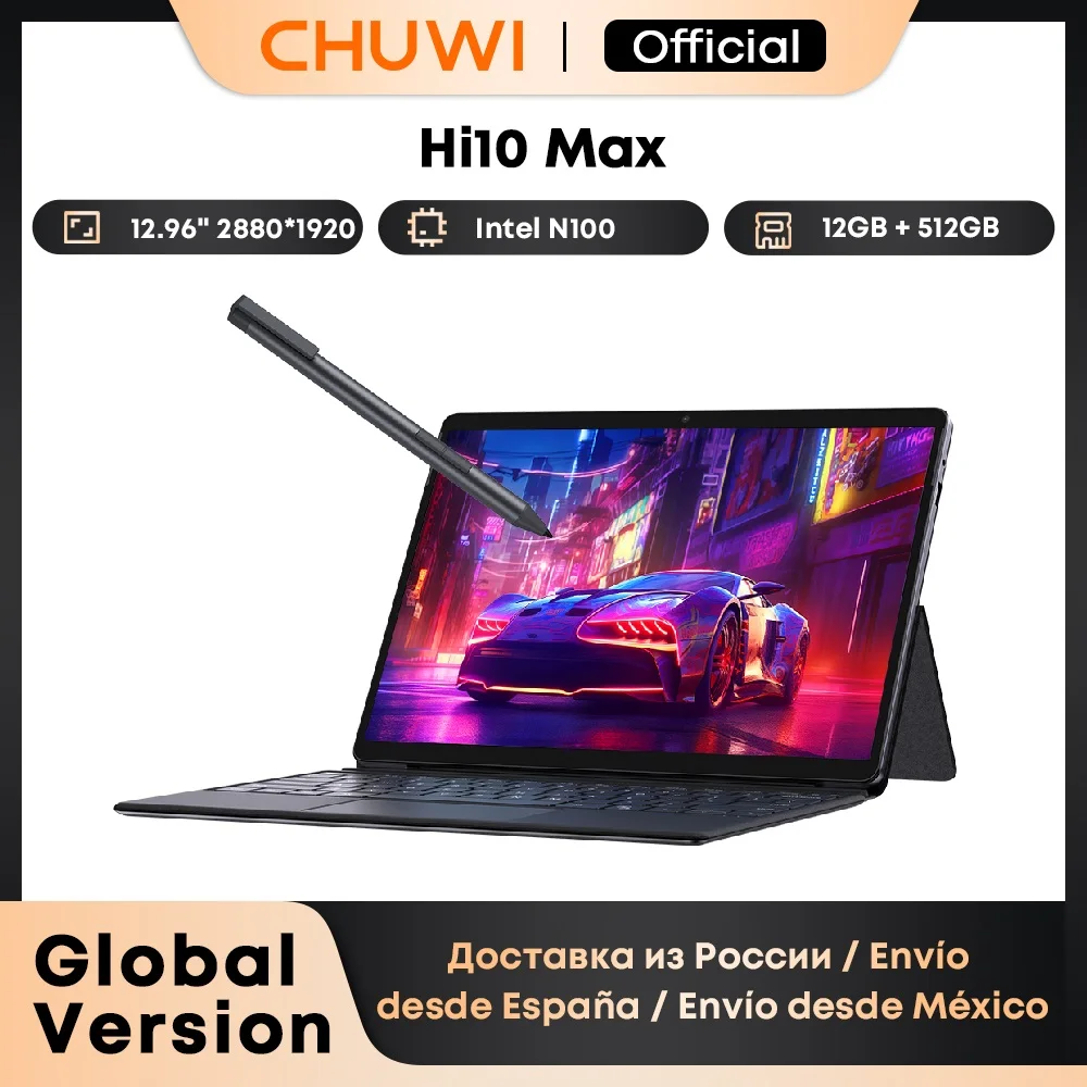 Планшет Chuwi Hi10 Max, 12.9", 12/512ГБ, Wi-Fi+5G, Windows | AliExpress