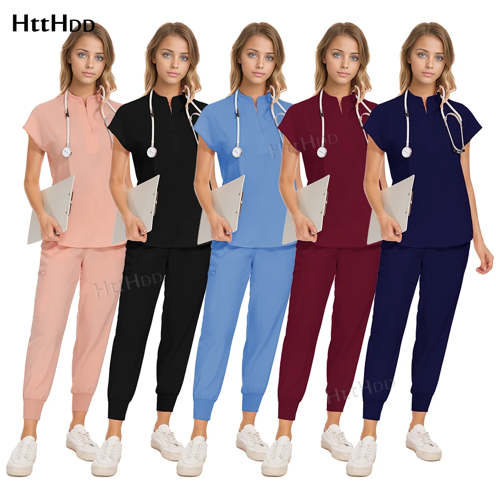 Wholesale Nursing Scrubs Breathable Nurse Uniforms Fashion Medical ...