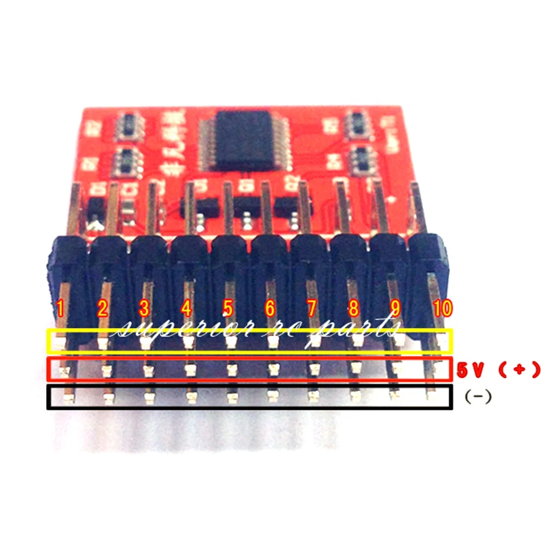 16CH Receiver T1S PWM to PPM/SBUS/DBUS Encoder Signal Converter for ...