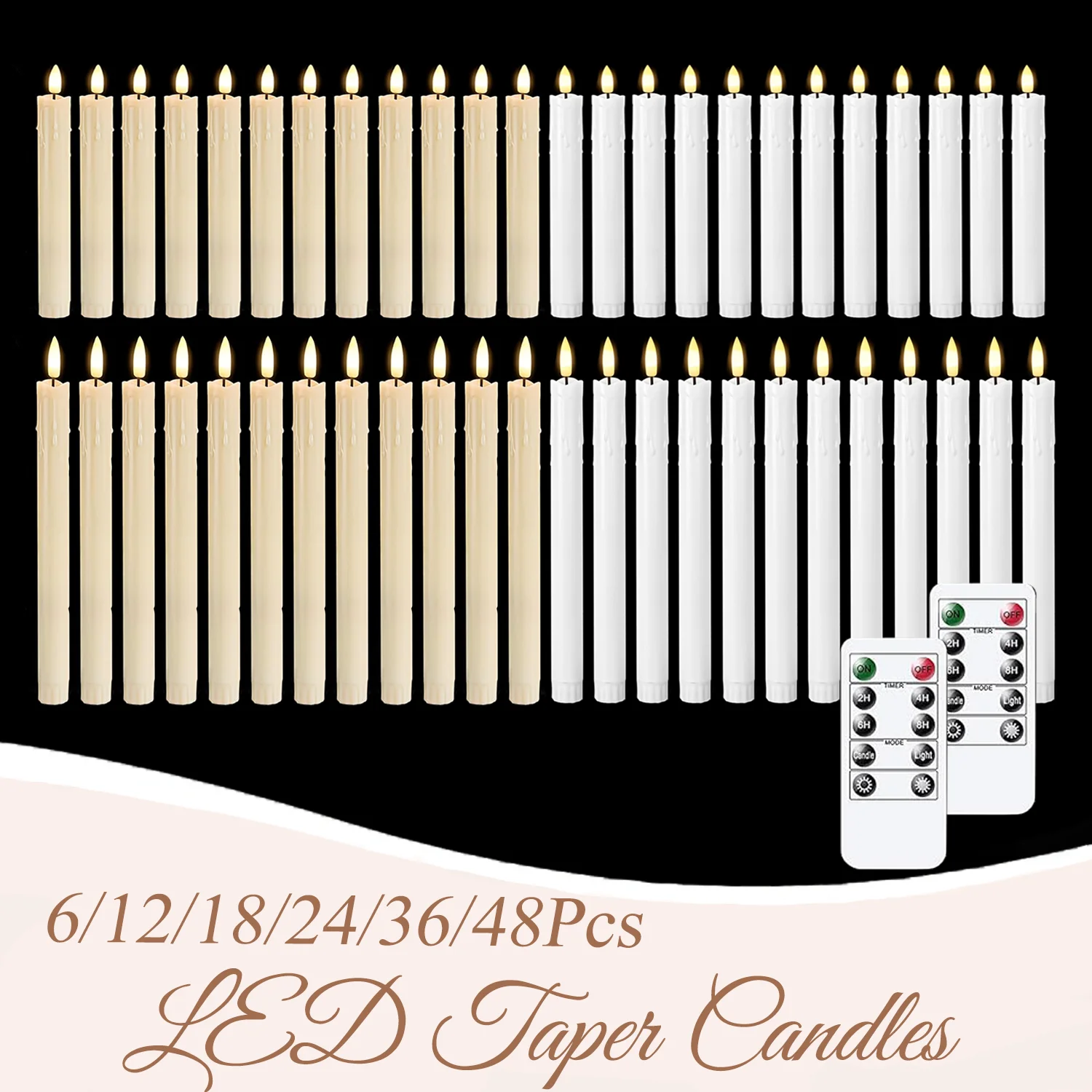 Светодиодные конические свечи | AliExpress