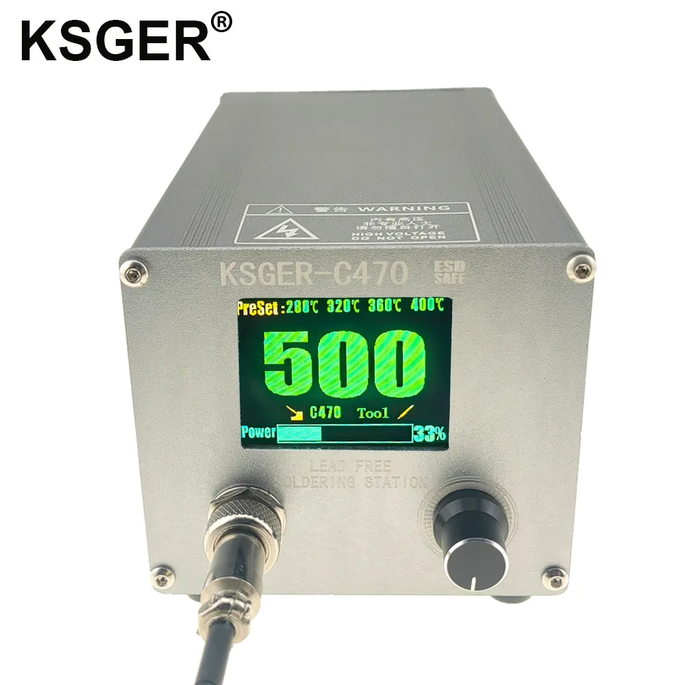 Паяльная станция KSGER C470 для наконечников JBC C245 C210 C115, ручка, электрические сварочные ...