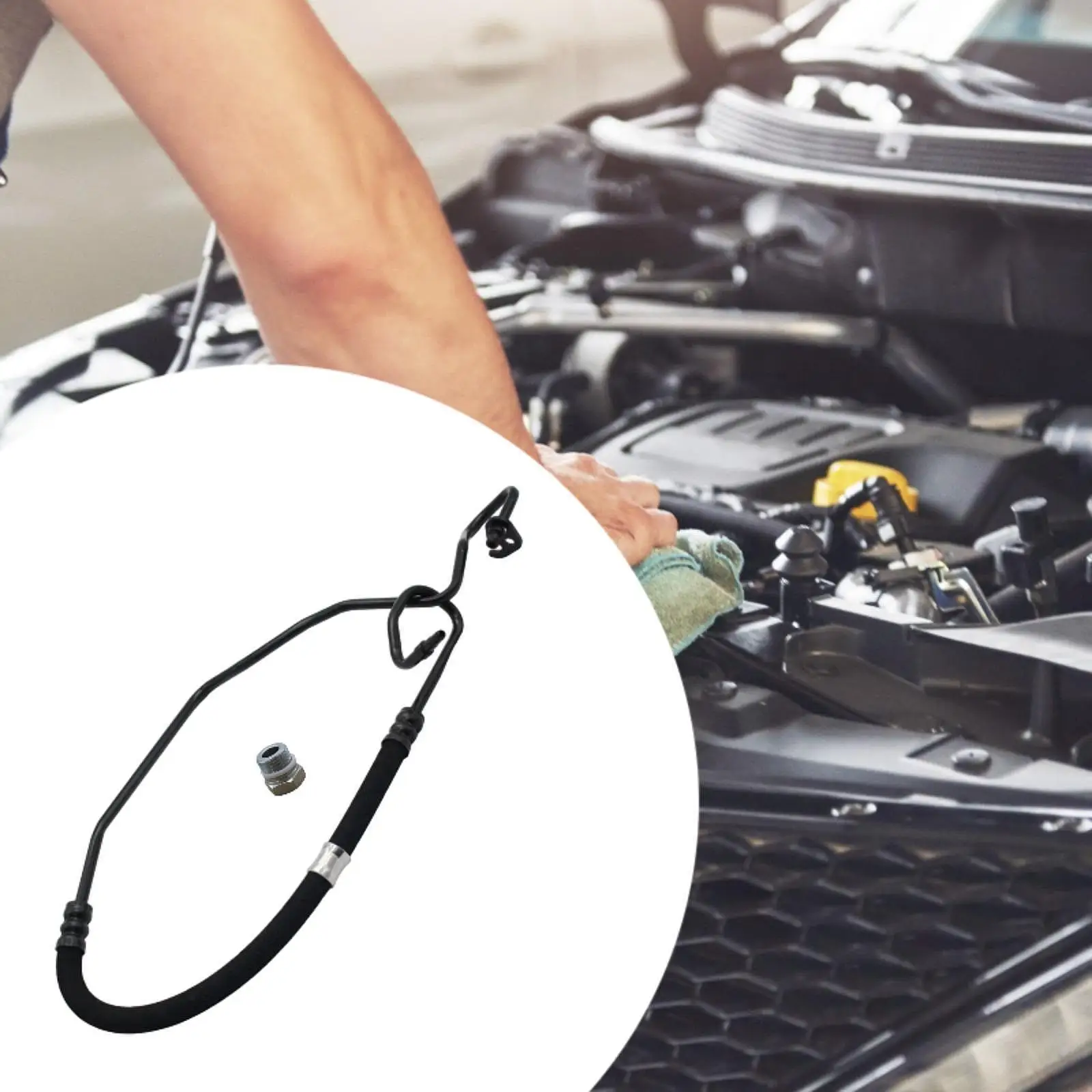 Шланг гидроусилителя руля с рейковой трубой с гайкой 1764044 ...