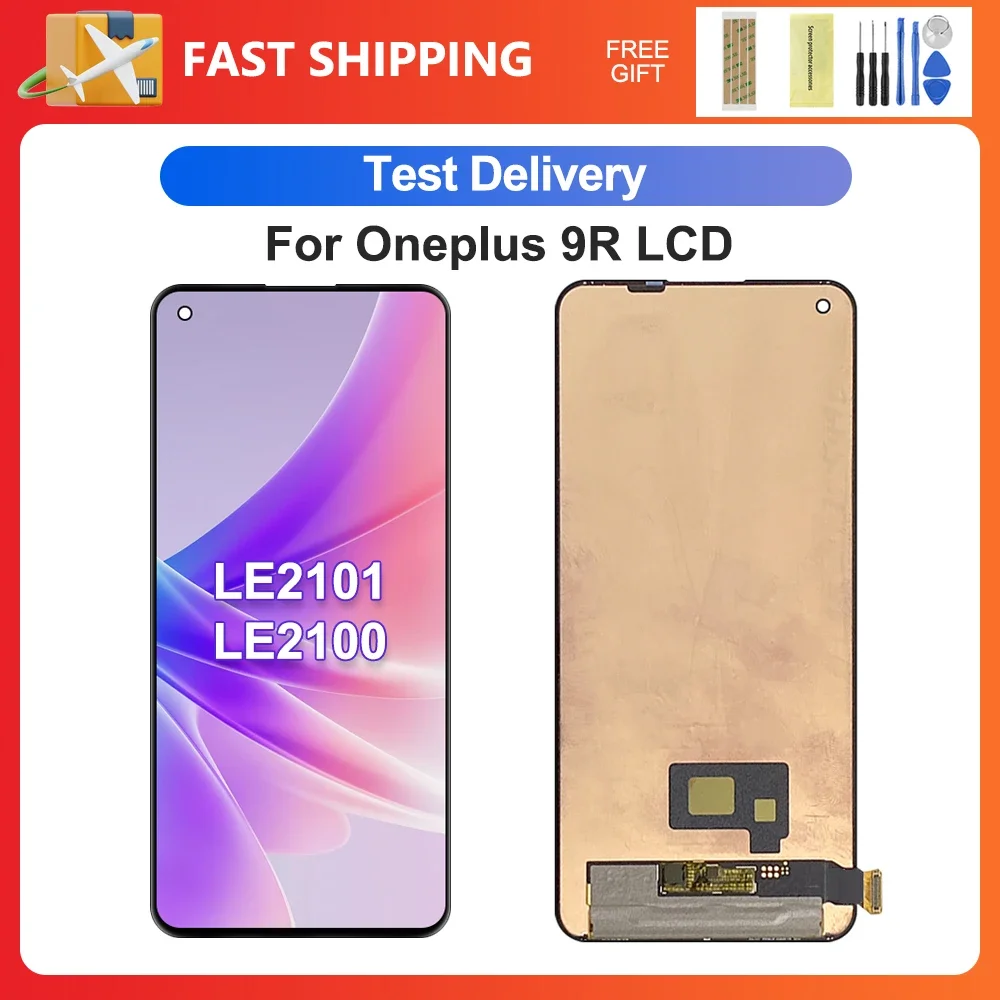Для OnePlus 9R 6,55 ''OEM для 1 + 9R LE2101 LE2100 ЖК-дисплей, сменный ...