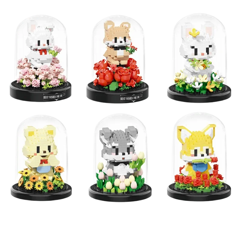 Likaka Bear Creativity Rabbit Building Blocks Алмазные микроблоки ...